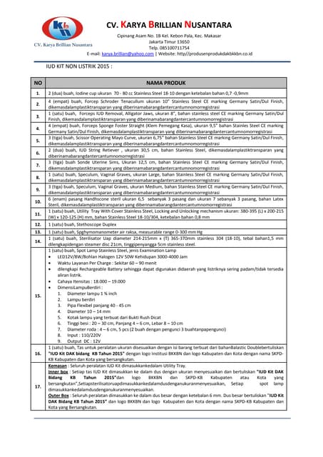 Rab alat lab ipa smp dak 2014, | PDF