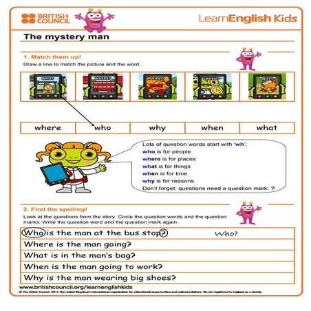 Spell the-mystery-man-worksheet | PDF