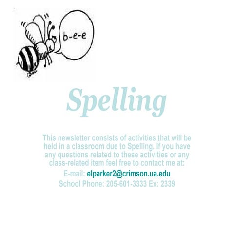 Spelling Bee | PPT