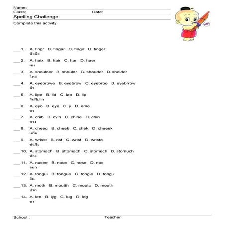 missing letter part of body | PDF