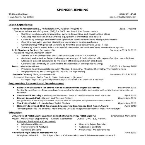 Resume- Benjamin Chandler | PDF