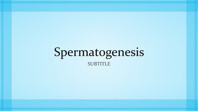 Structure of Sperm | PDF