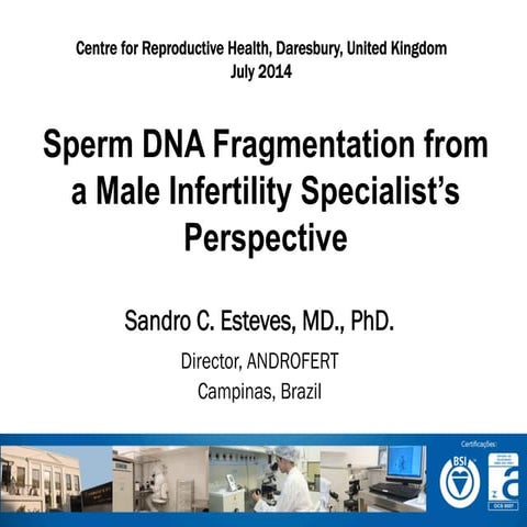 Sperm DNA Fragmentation from the Male Infertility Specialist's ...