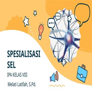 Spesialisasi dan diferensiasi sel pada sel hewan | PPTX