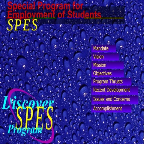 Spes program (5 23-08) | PPT