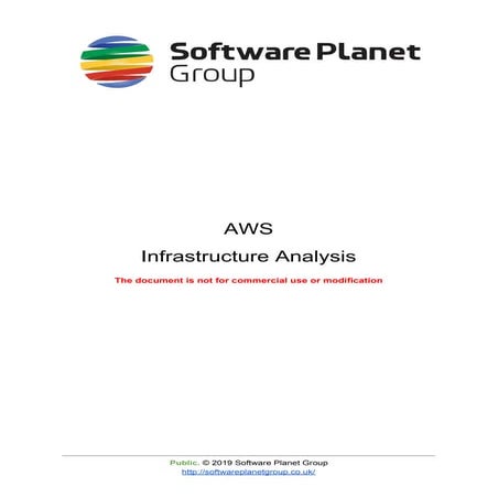 SPG AWS infrastructure analysis (public example) | PDF