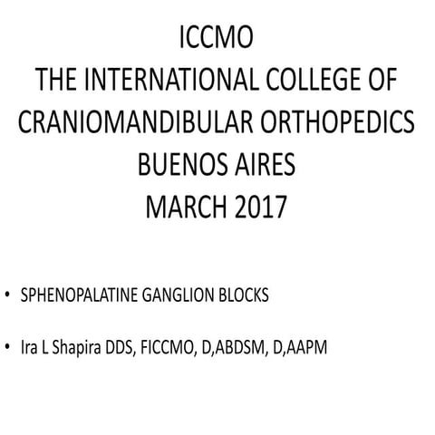 SPG Blocks lecture in Buenos Aires | PPT