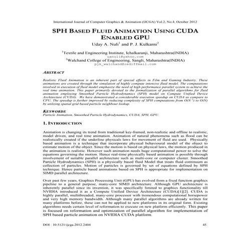 Position based fluids | PPT