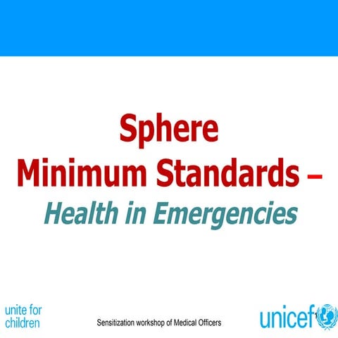 Sphere standards health response | PPT