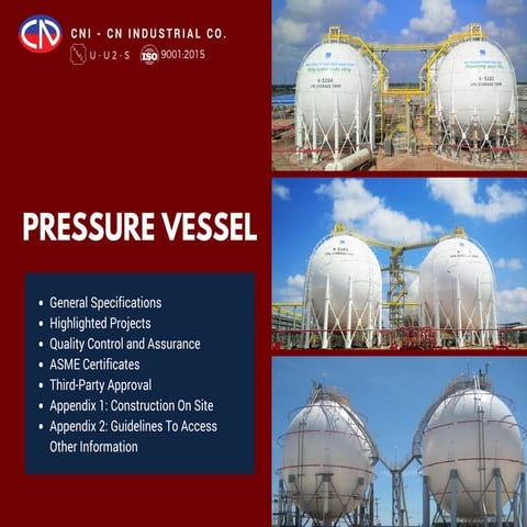 CNI Spherical Tank (Pressure Vessel) | PPT