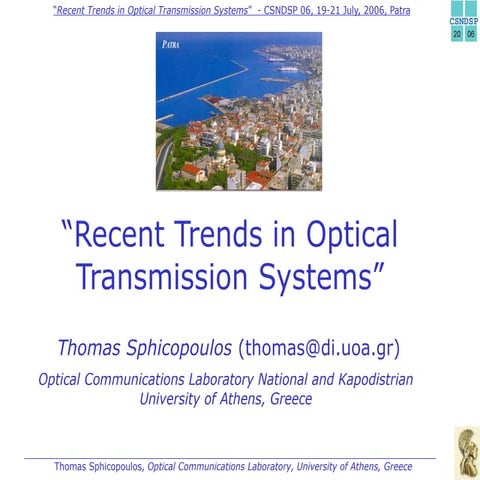 optical transmission system | PPT