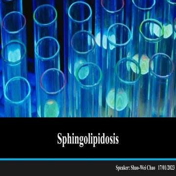 Sphingolipidosis.pptx