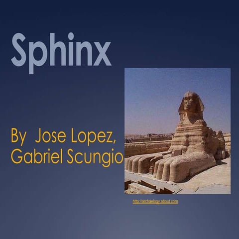 Sphinx gabe jose | PPT