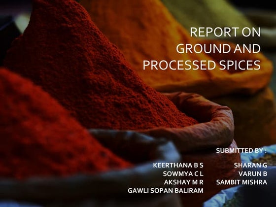 PROPOSAL FOR NEW SPICE BUSINESS ( BUSSINESS PLAN).pdf | Commodities ...