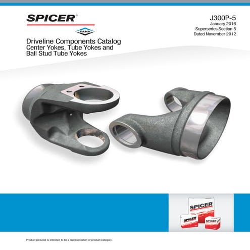 Spicer uniones cardanicas j300p-5 | PDF