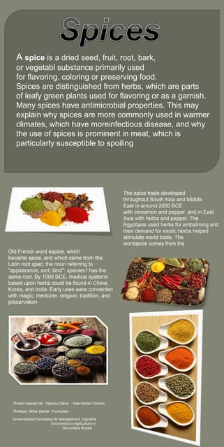 Spices | PPT