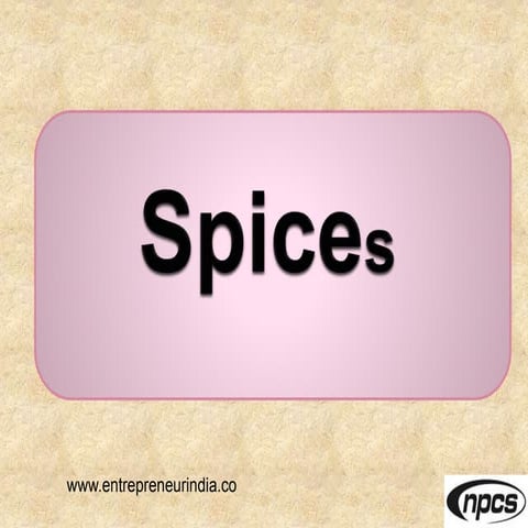 SPICES | PPTX