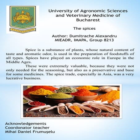 Spices | PPT