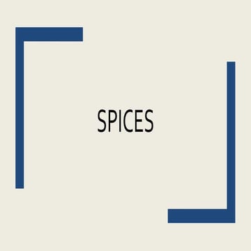 Spices- Germany | PPTX