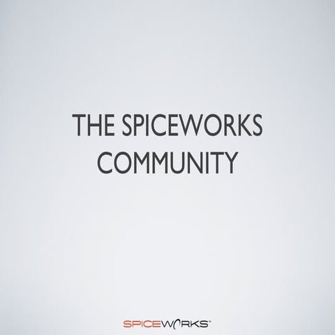 Spiceworks - The Next Frontier | PDF