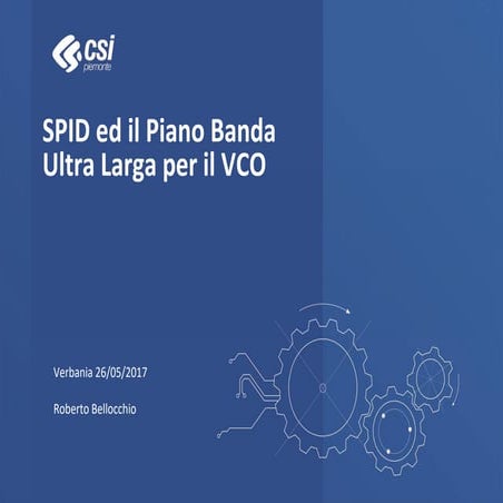 Spid bul verbania v01 | PPT