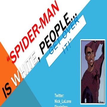 Spider man | PPTX