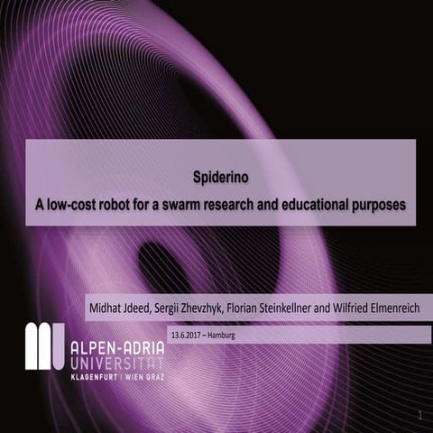 Spiderino: a low-cost robot | PPT