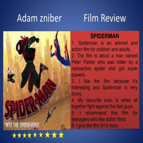 Spiderman | PPTX | Comics and Graphic Novels | Books and Literature