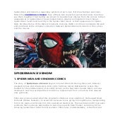 SPIDERMAN X VENOM: THE BEGINNING OF THE RELATIONSHIP | DOCX