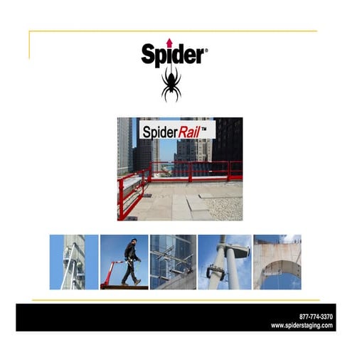 SpiderRail - Temporary guard rail for fall protection | PDF