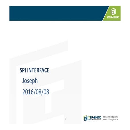 SPI Interface | PDF