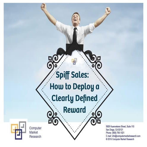 Spiff sales how to deploy a clearly defined reward | PDF