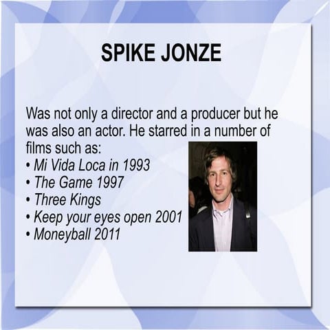 Spike jonze | PPT