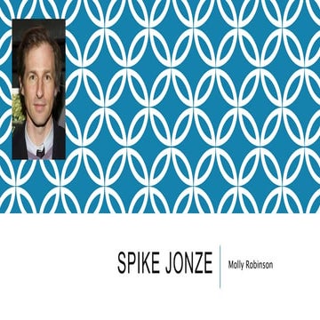 Spike jonze | PPTX