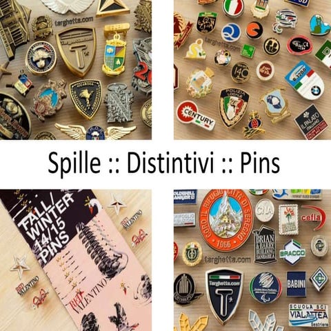 Spillette, pins, distintivi e spille personalizzate da giacca ...
