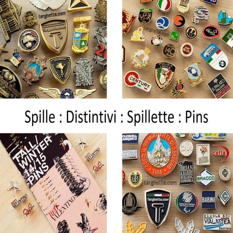 Spille e spillette su www.spille.com