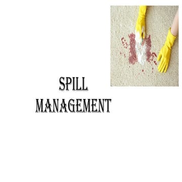 Spill-Management and waste management pdf | PDF