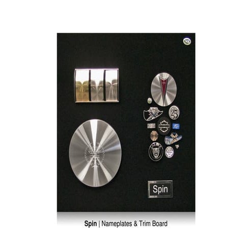 Spin | Aluminum Nameplates | PDF
