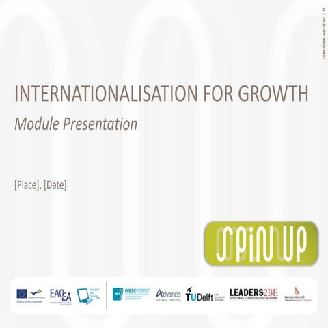 Internationalisation for Growth | PPT