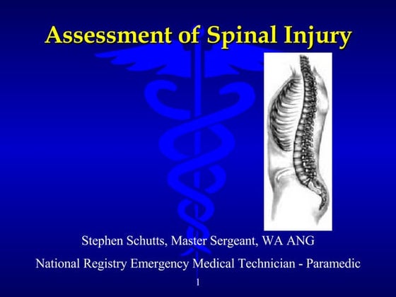 Spinal immobilization.ppt 2 | PPT | First Aid | Injuries