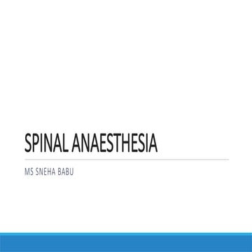 spinal anaesthesia.pptx positioning , indications , contraindications ...