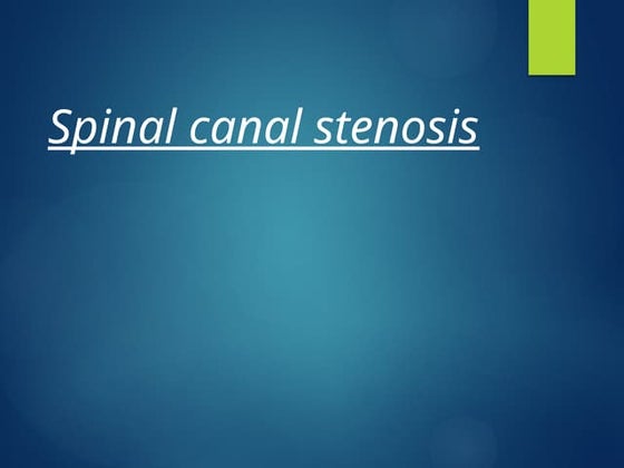 LUMBAR SPONDYLOSIS PARIMAL FINAL.pptx jsjshsh | PPT