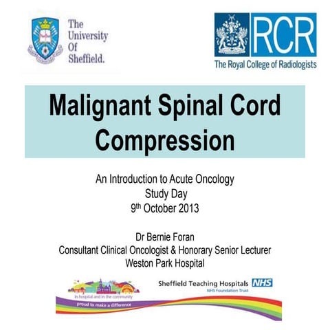 Spinal cord compression BHF- AOS study day Oct 2013 final.ppt