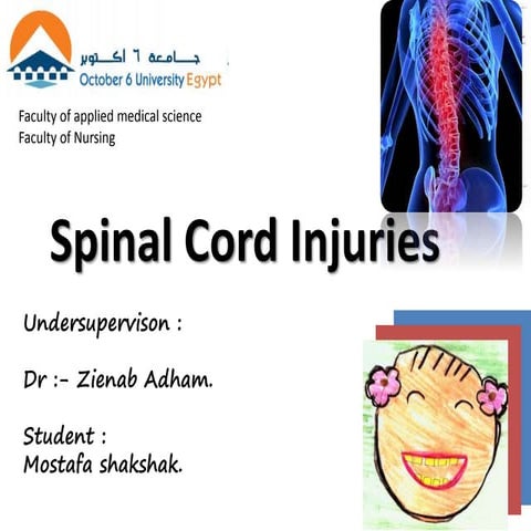 Spinal cord injuries | PPTX