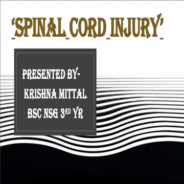 Krishna mittal SCI | PPTX