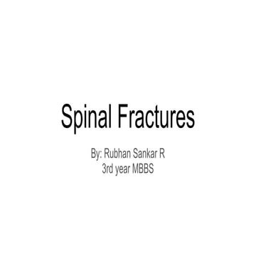 Spinal Fractures....................pptx