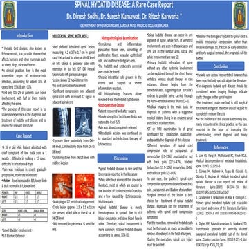 Spinal Hydatid Disease Case Presentation | PPTX