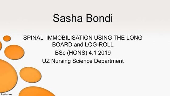 Spinal immobilization.ppt 2 | PPT | First Aid | Injuries