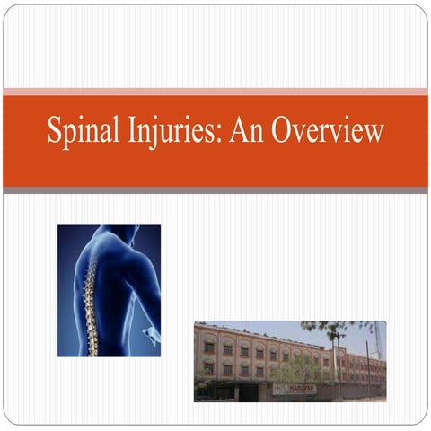 Spinal injuries | PPTX