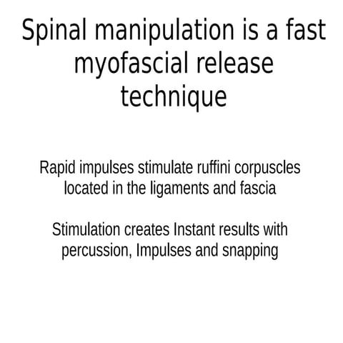 MYOFASCIAL RELEASE THERAPY AND TECHNIQUES | PPTX